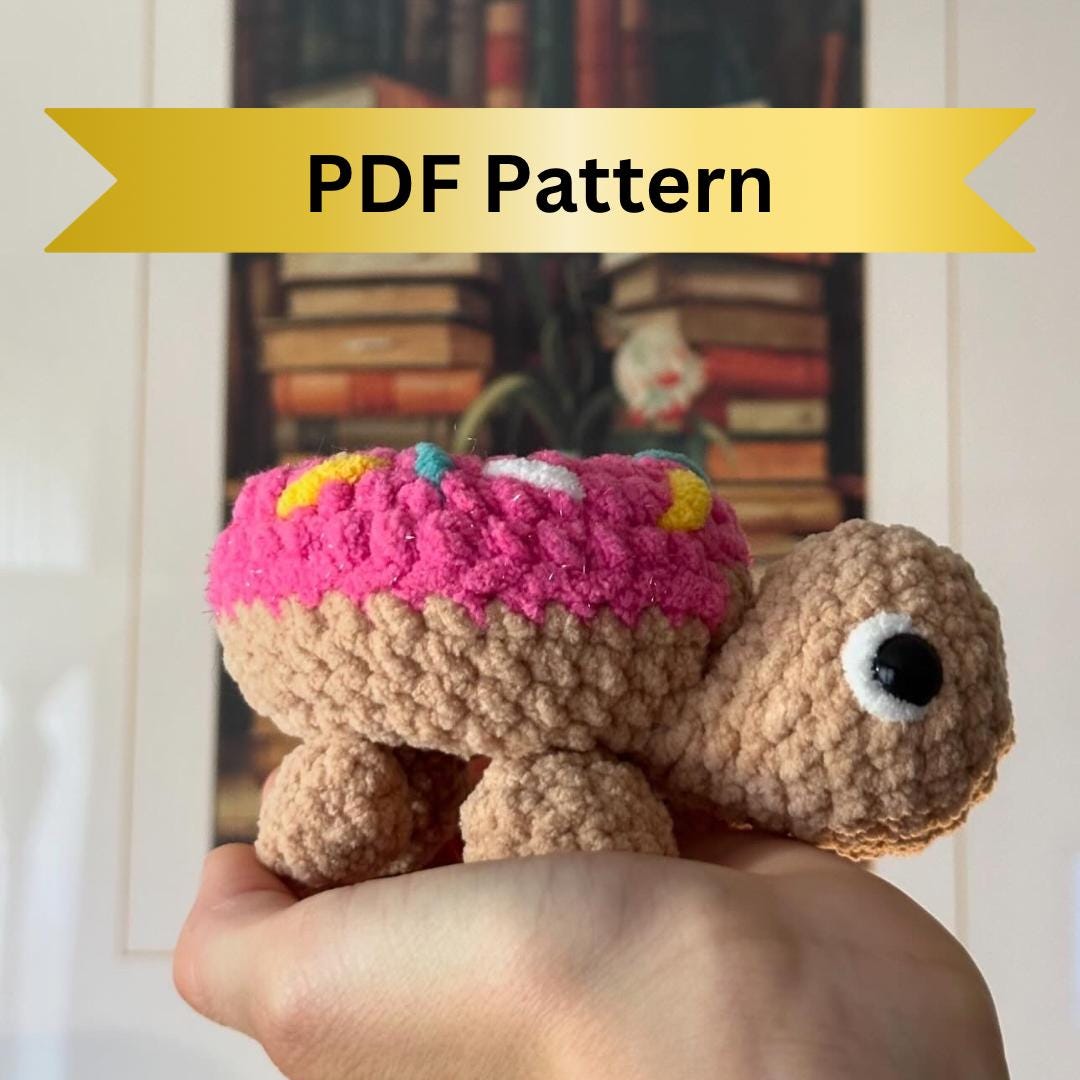 Crochet Donut Turtle PATTERN - Etsy