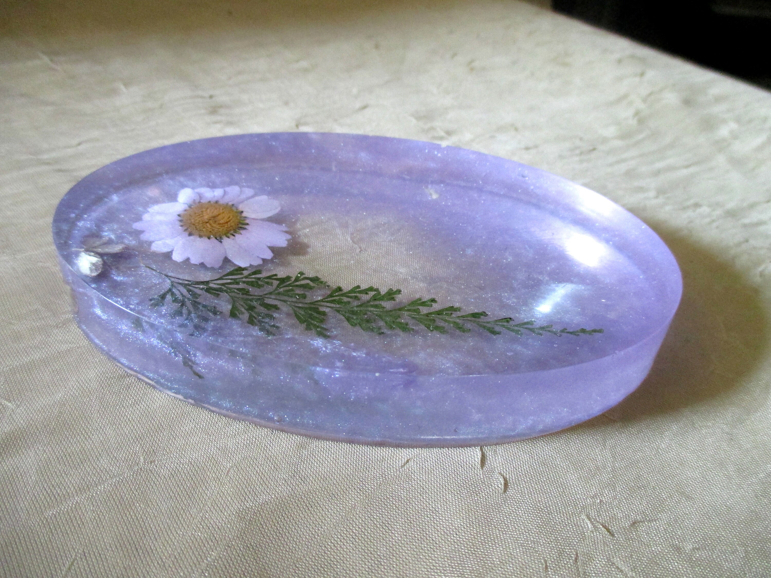 Flower Soap Dish Handmade Soap Holder Resin Art - Etsy