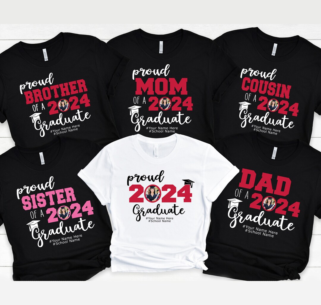 Custom Senior Shirt, Personalized Graduation Shirts, Family Graduation ...