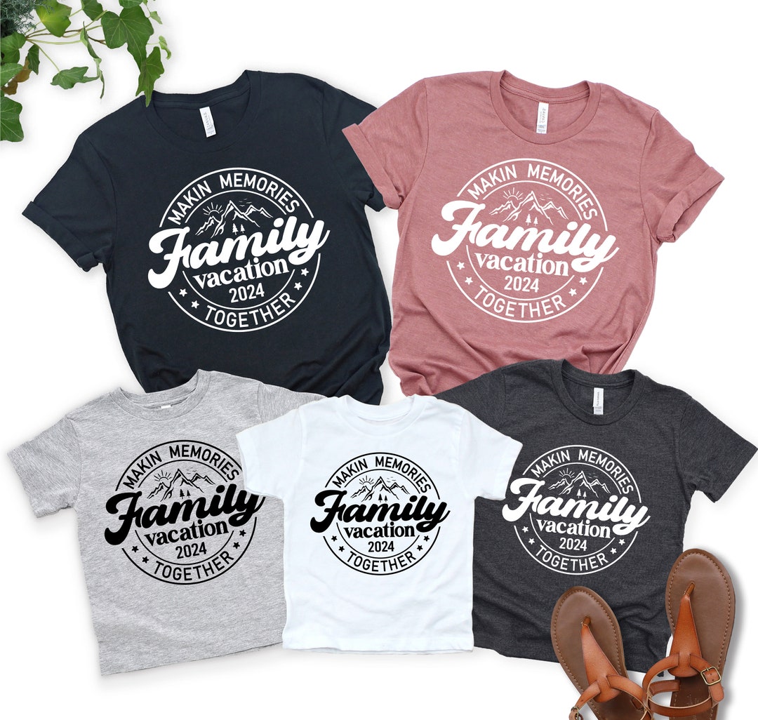 Family Vacation 2024 Shirt, Family Vacation Shirt, Family Trip Shirts ...