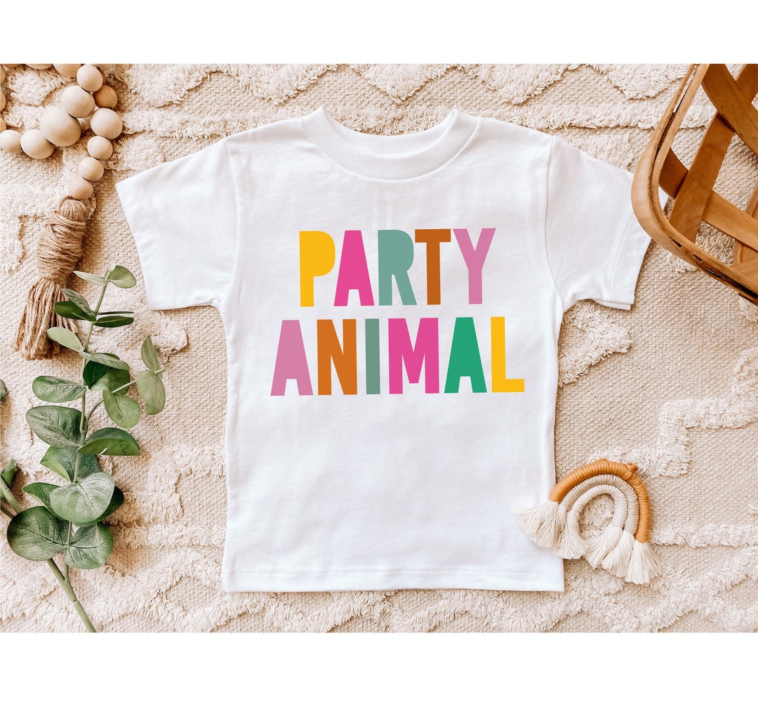 Party Animal Birthday Shirt, Zoo Animals Birthday, Party Animal Shirt ...