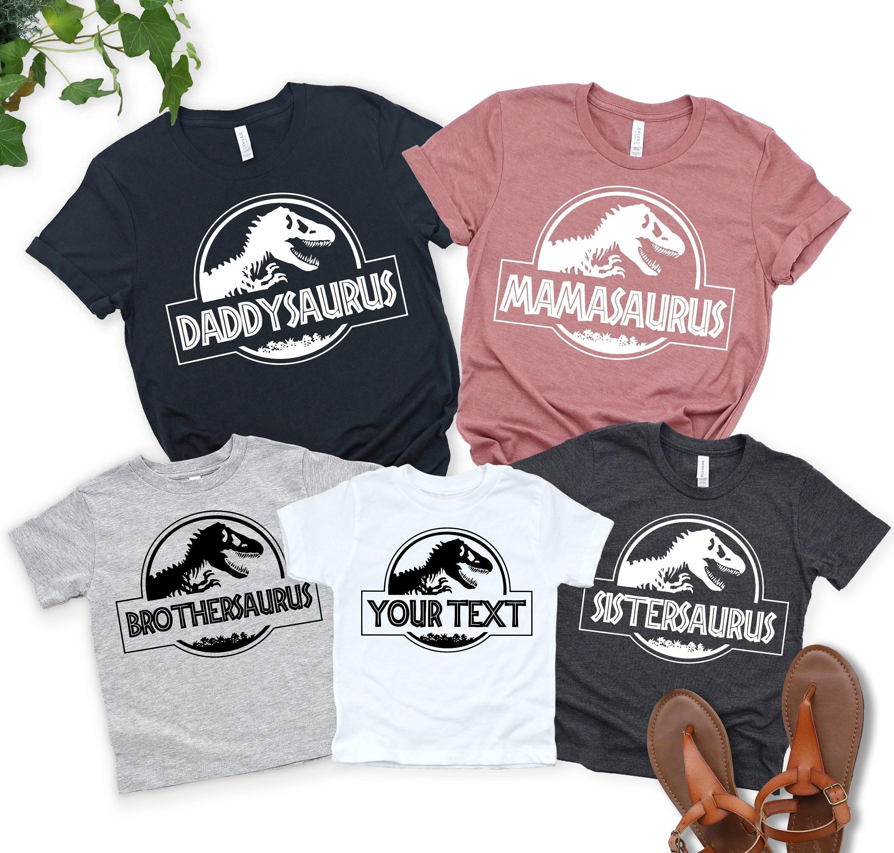 Custom Matching Family Saurus T-shirts, Dinosaur Shirt, Daddysaurus ...