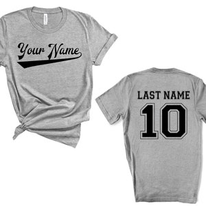 Custom Team Name Jersey Shirt, Custom Baseball Shirt, Sports Team ...