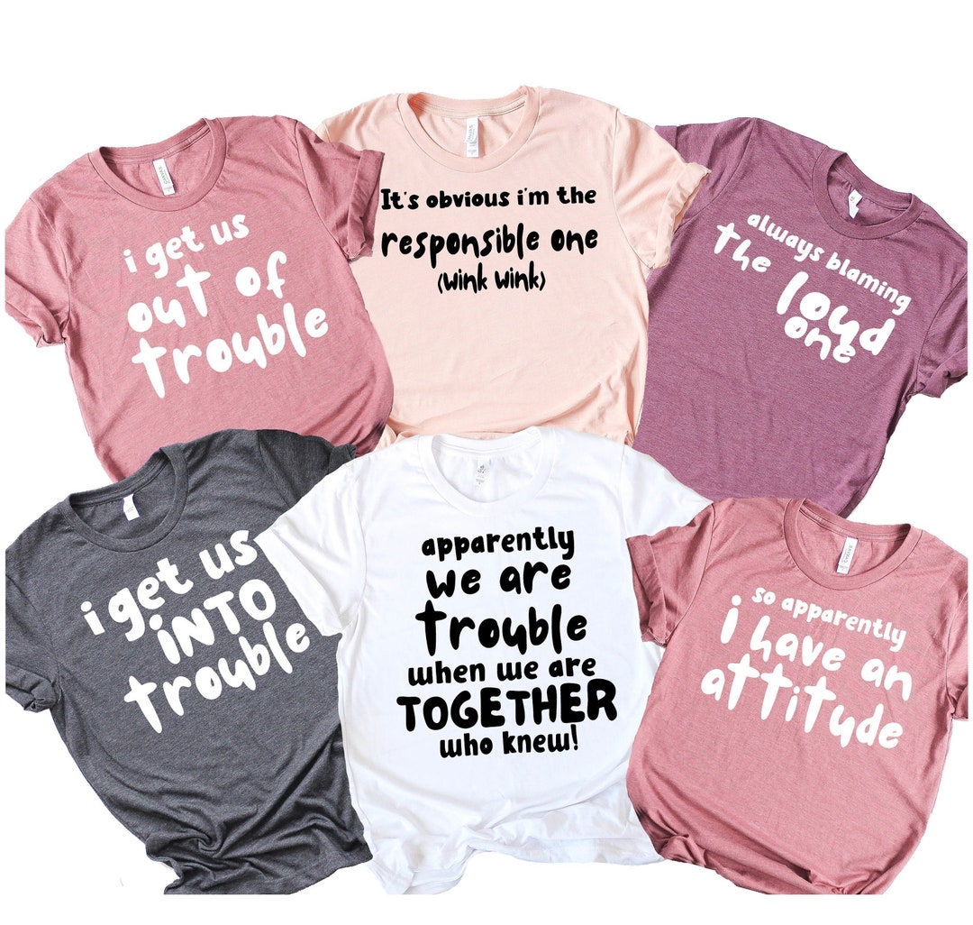 Funny Friend Group Shirts Personalized Shirts, Matching Friends Shirts ...