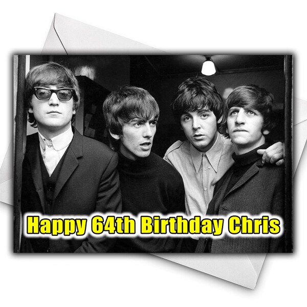 Beatles Cards - Etsy