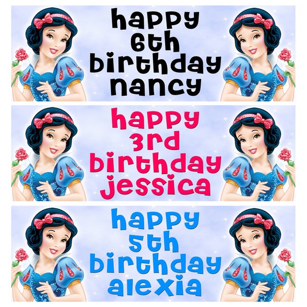 Snow White Banner - Etsy UK