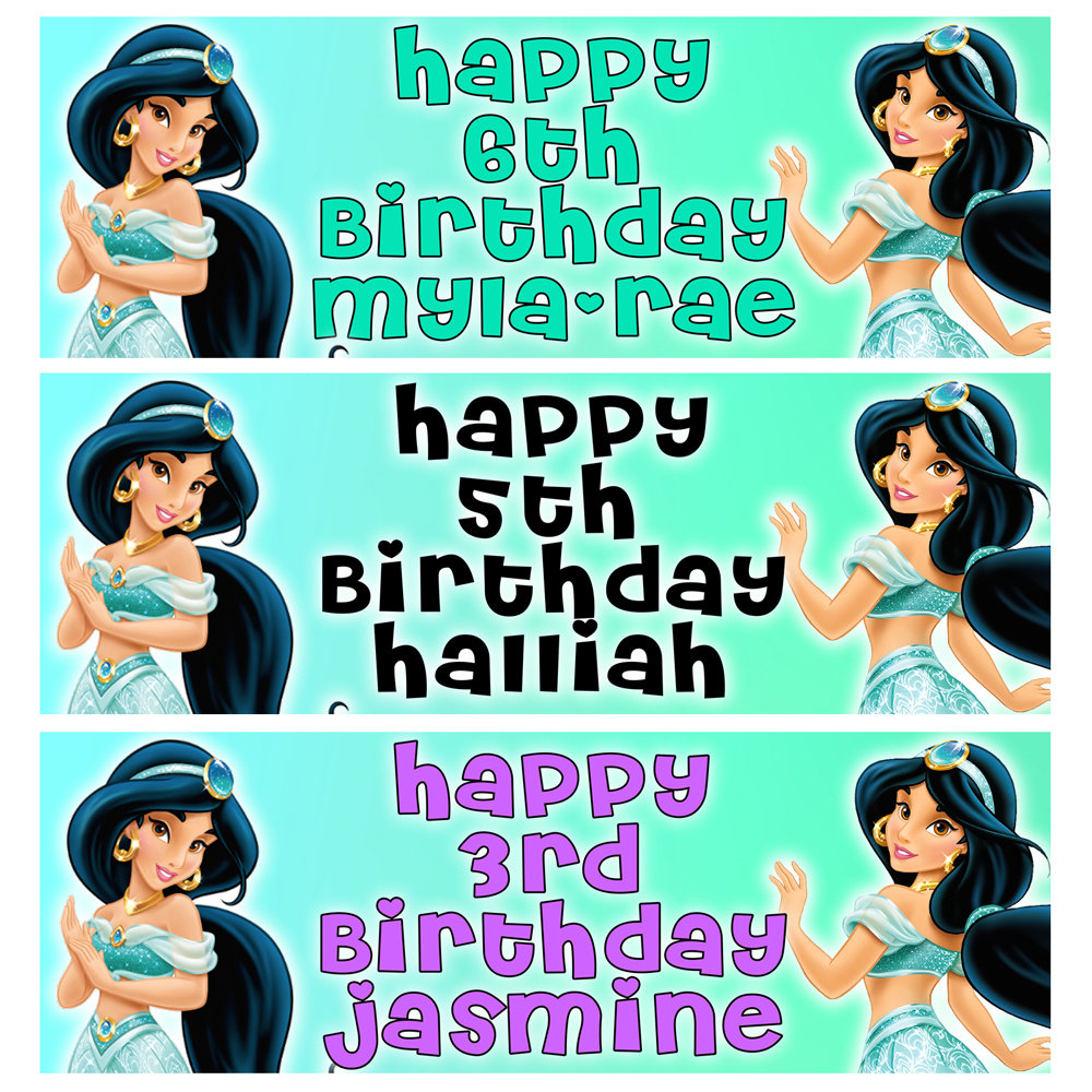 Happy Birthday Princess Jasmine