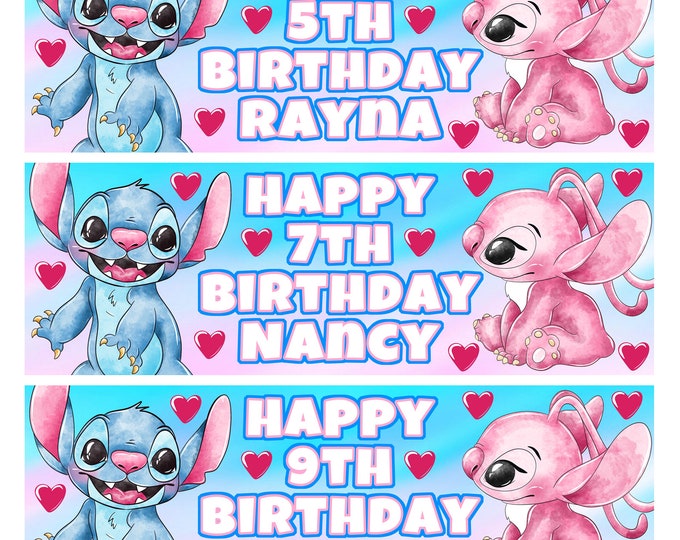 Lilo & Stitch Inspired Banner - Etsy Canada