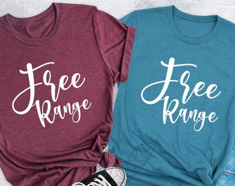 Free Range Kids T Shirt - Etsy