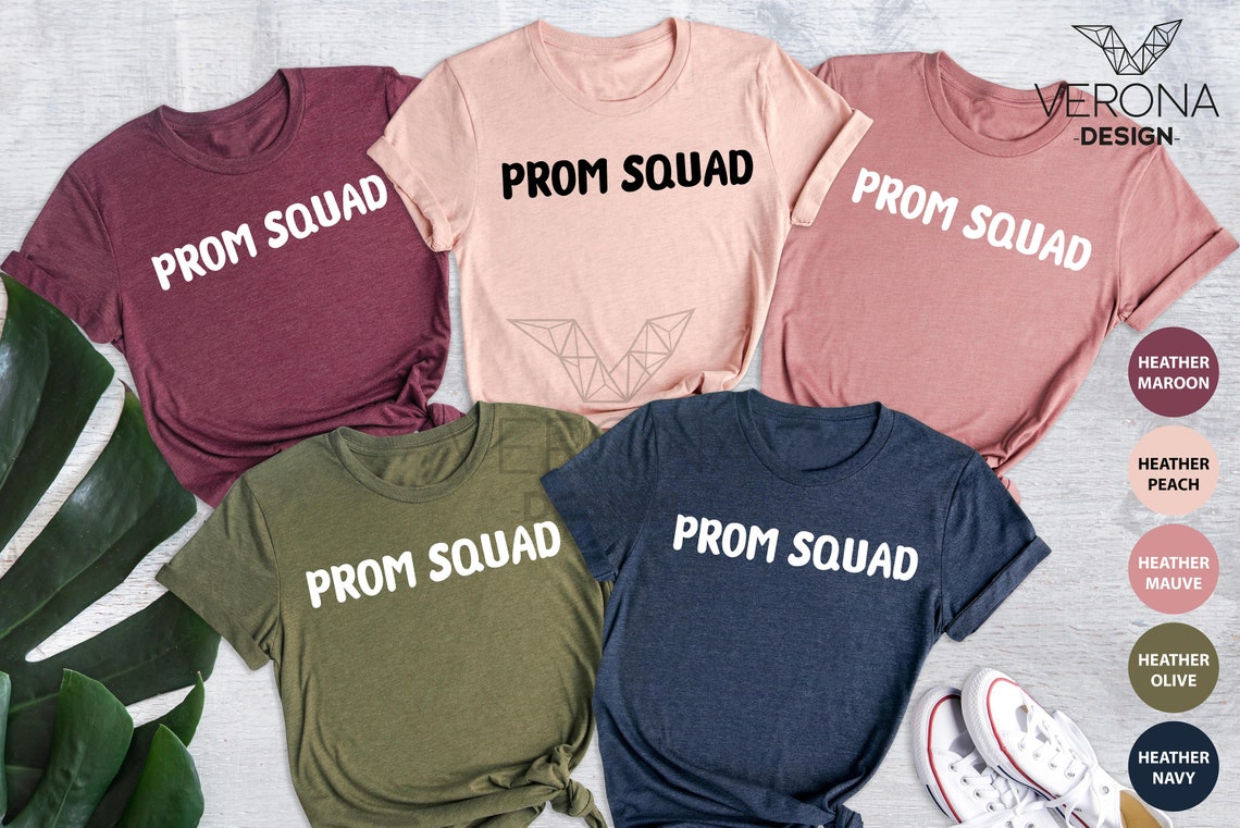Prom Squad Shirt Prom Shirt Graduation Squad Shirt High - Etsy
