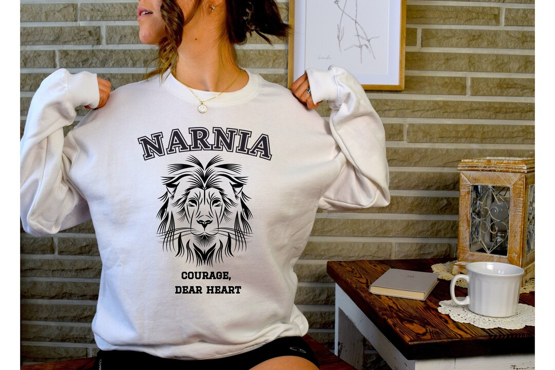Narnia Sweatshirt, CS Lewis, Narnia Gift, CS Lewis Quote, Lion Witch ...