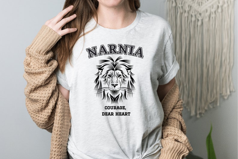 Narnia Shirt CS Lewis Narnia Gift CS Lewis Quote Lion - Etsy