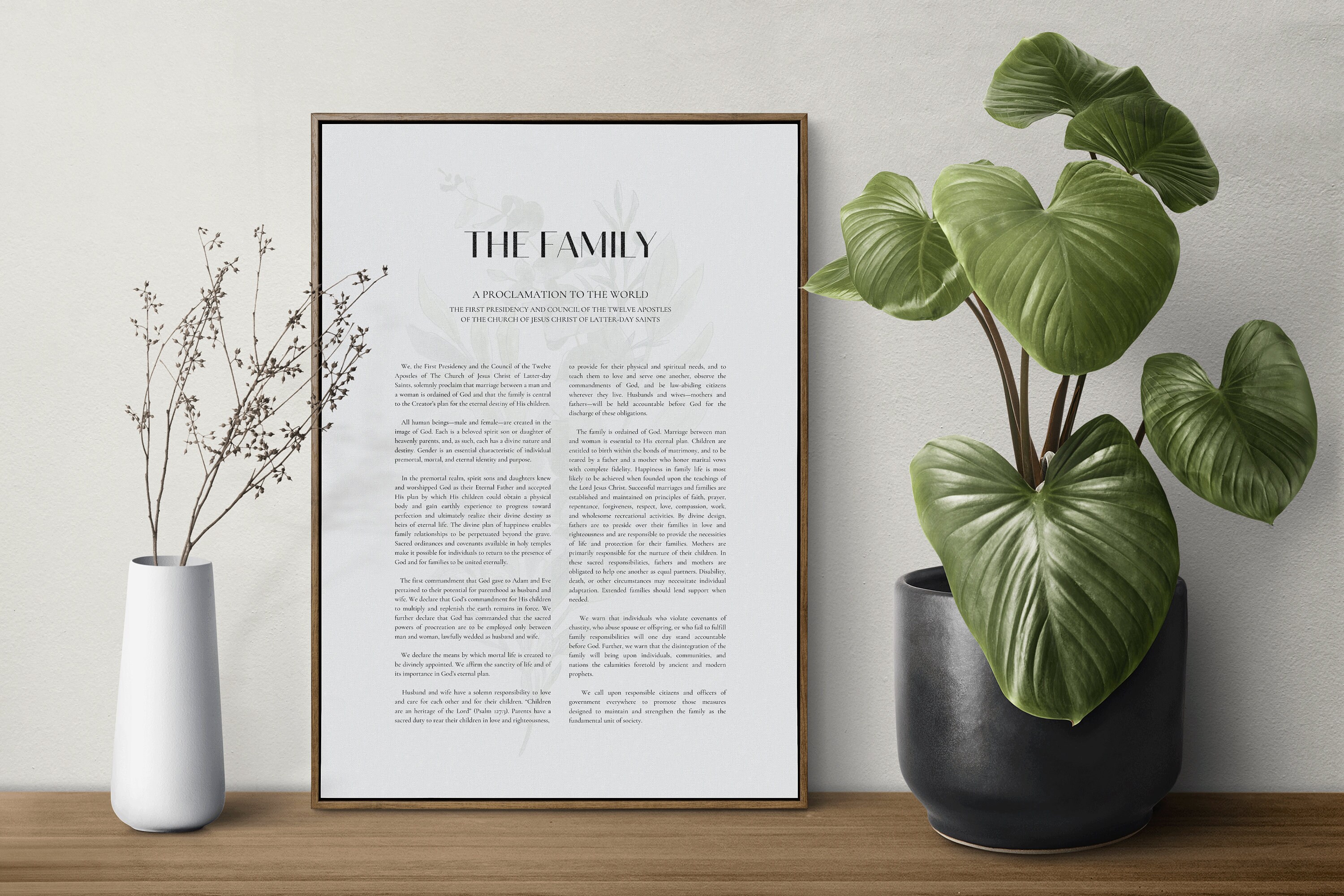Customizable LDS Printable Proclamations - Etsy