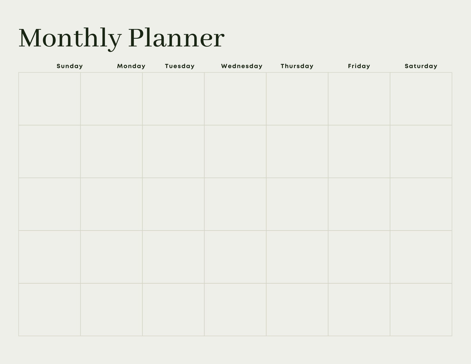 2 Wall Planner Templates, Instant Download, Fully Editable, Help Meet ...