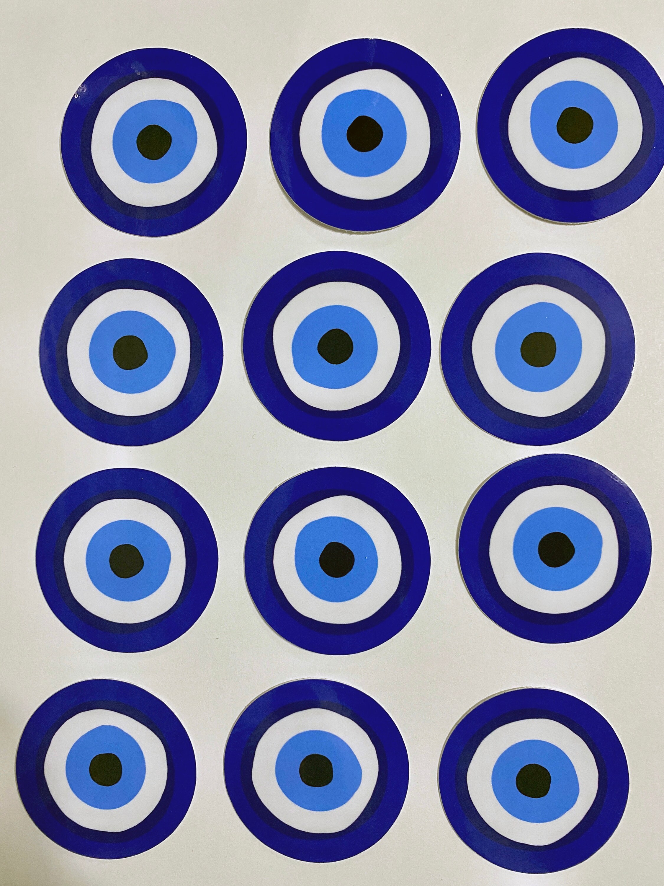 Evil Eye Protection Symbol Vinyl Sticker Waterproof - Etsy
