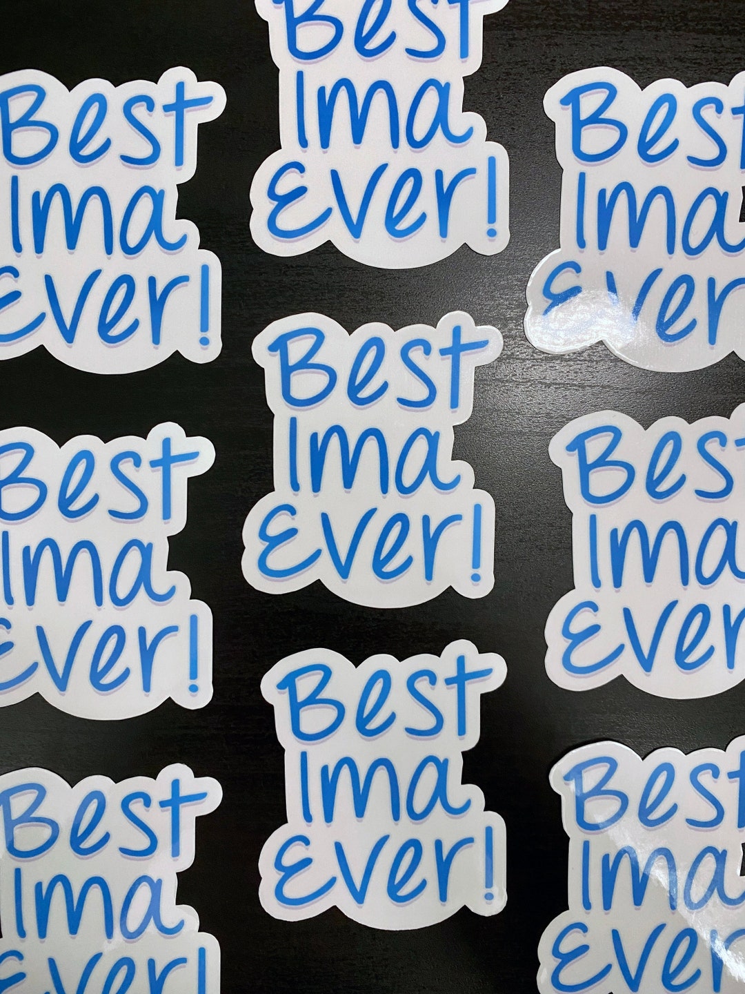 Best Ima Ever - Vinyl Sticker - Etsy