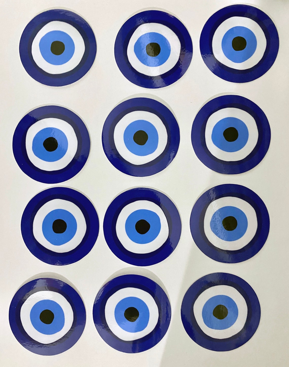 Evil Eye Protection Symbol Vinyl Sticker Waterproof - Etsy