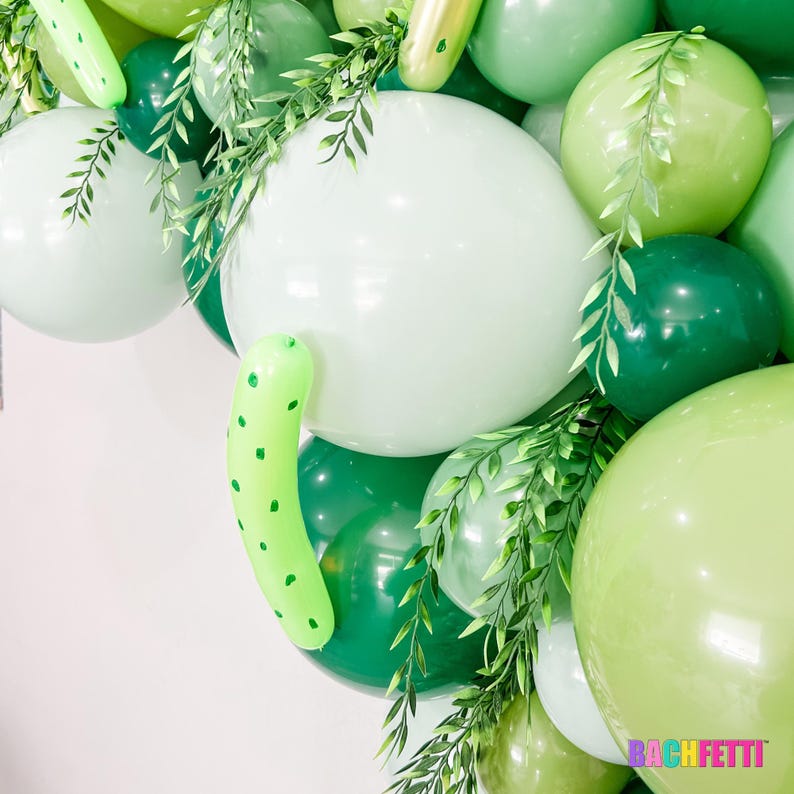 Last Pickle Balloon Garland Kit • Pickle Themed Bachelorette Balloons ...