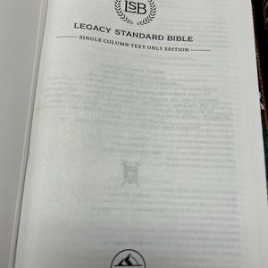 Painted Legacy Standard Bible - Etsy
