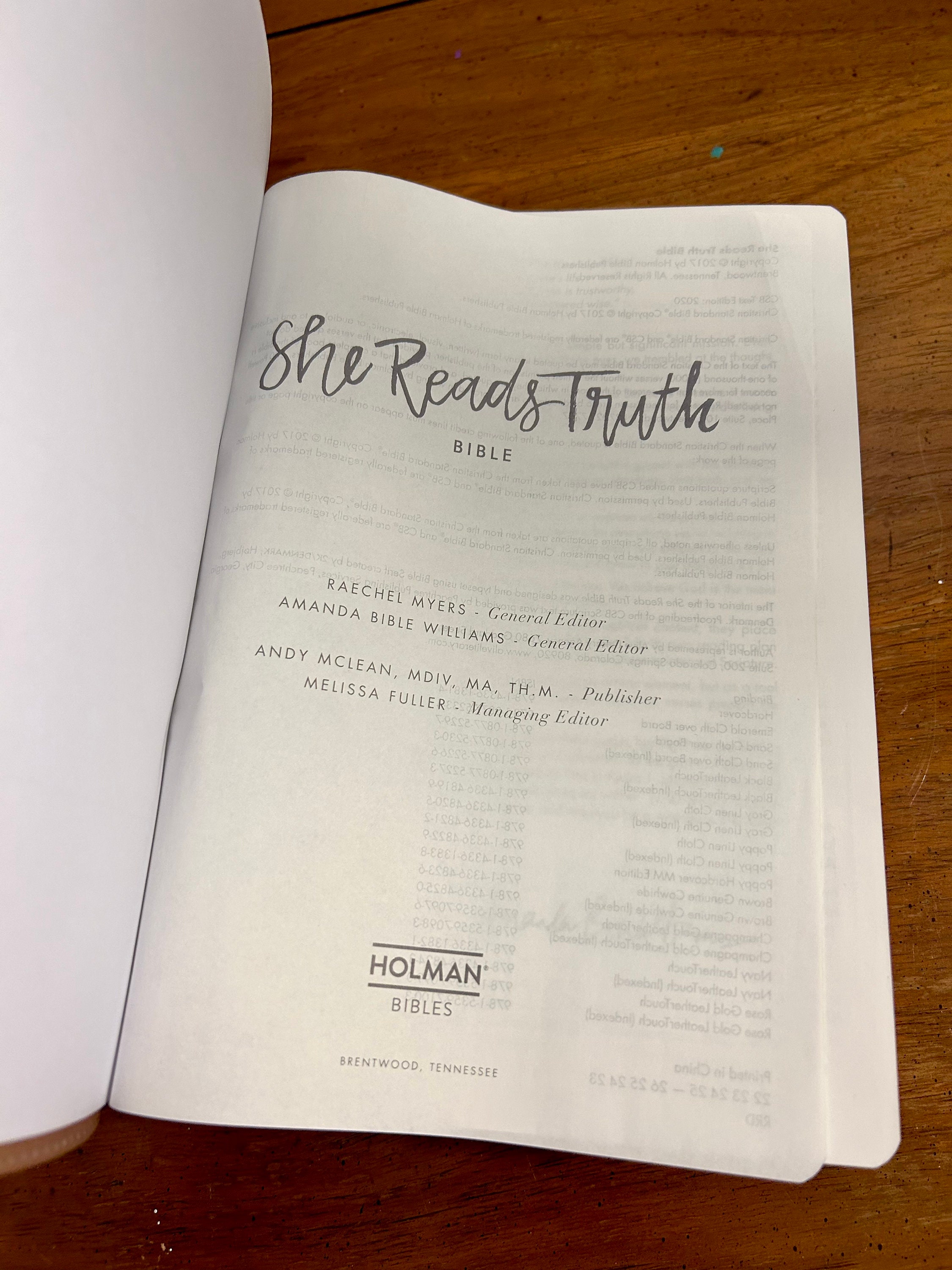 Semi-custom She Reads Truth Bible - Etsy