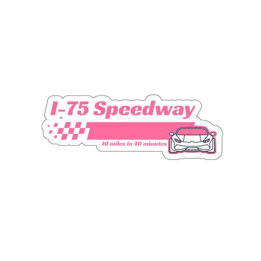 I-75 Speedway Die-cut Stickers - Racing Vibe, Laptop Decor, Car ...