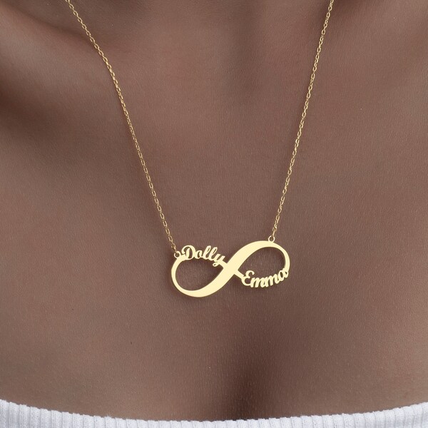 Infinity Necklace - Etsy