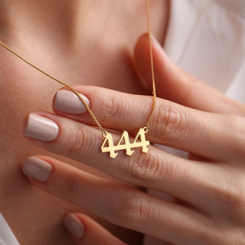 Number Necklace - Etsy
