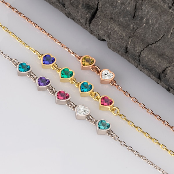 Birthstone Bracelet - Etsy