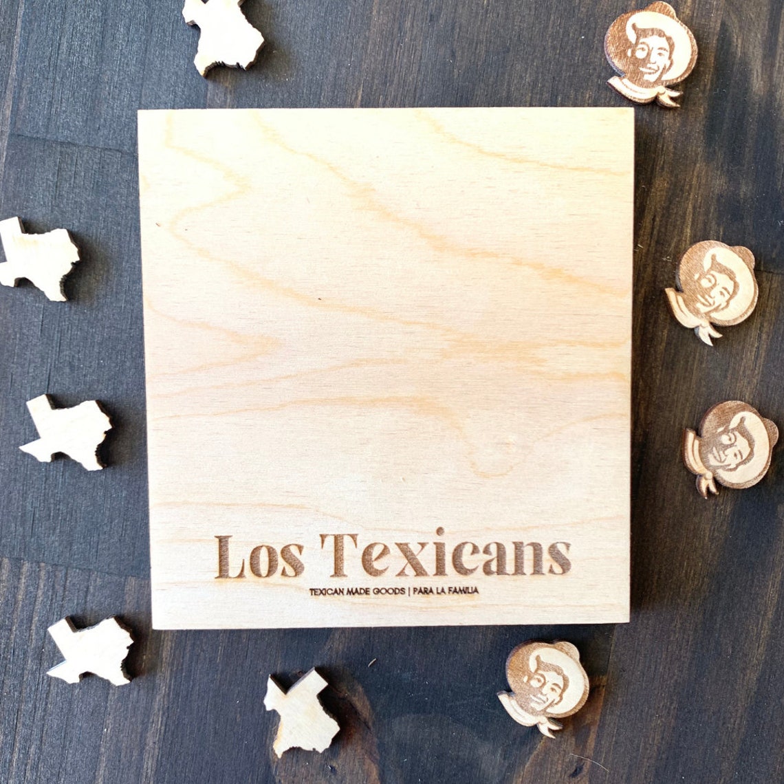 Tic Tac Texas Tabletop Decor & Game | Wooden Board Game Party Decor ...