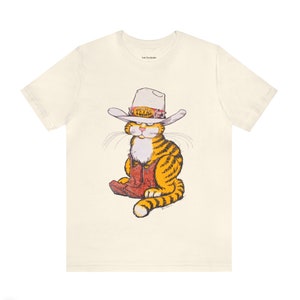 NEW Vintage Restyled Texas Shirt | 80s Cartoon Tabby Cat in Cowboy ...