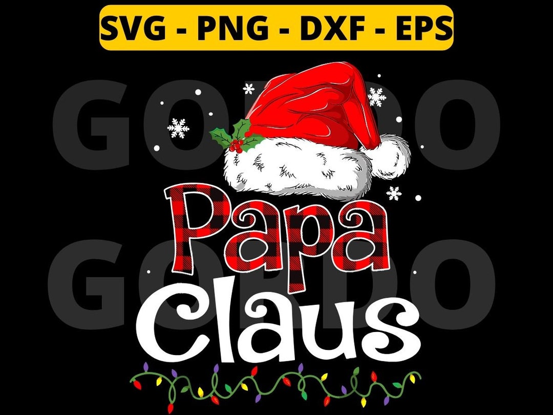 Papa Claus Svg, Christmas Matching Svg, Family Matching Christmas Svg ...
