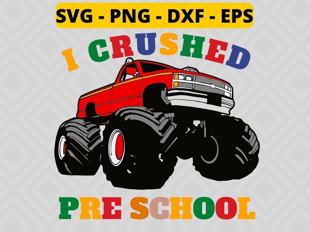 I Crushed Pre School Svg 2022 Graduate SVG and PNG Sublimation Print ...