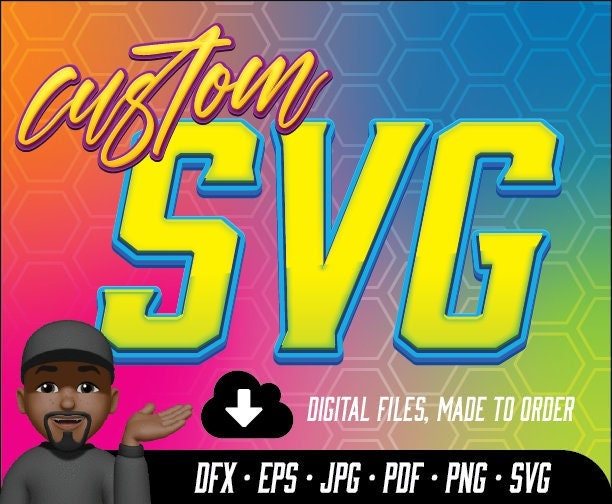 Custom SVG for Your Text or Brand Logo, Request Custom Text Svg, Brand ...
