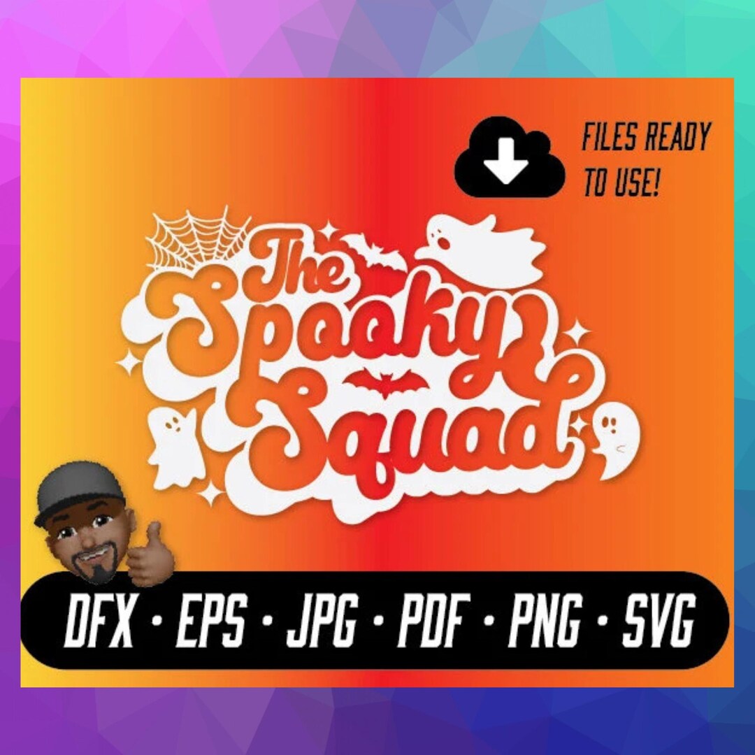 Spooky Squad SVG, Halloween Shirt Design (digital Download) - Etsy