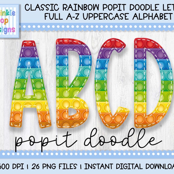 Doodle Alphabet - Etsy UK