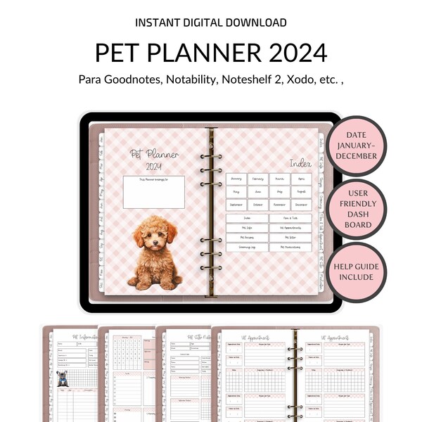 Pet Planner - Etsy