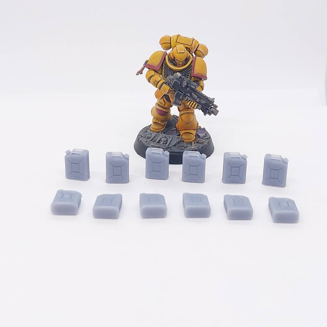 Warhammer 28mm Miniature Jerry Cans/fuel Cans for Miniature Wargaming ...