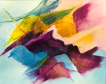 Abstract Art Print A4 - Etsy