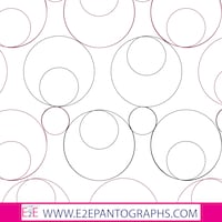 90's Kid Digital Pantograph - Retro Geometric Longarm Quilting Pattern ...