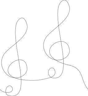 E2E Treble Clef Pantograph - Etsy