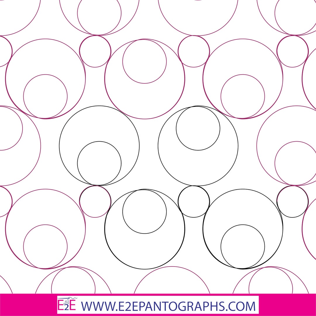 E2E Circles in Circles - Etsy