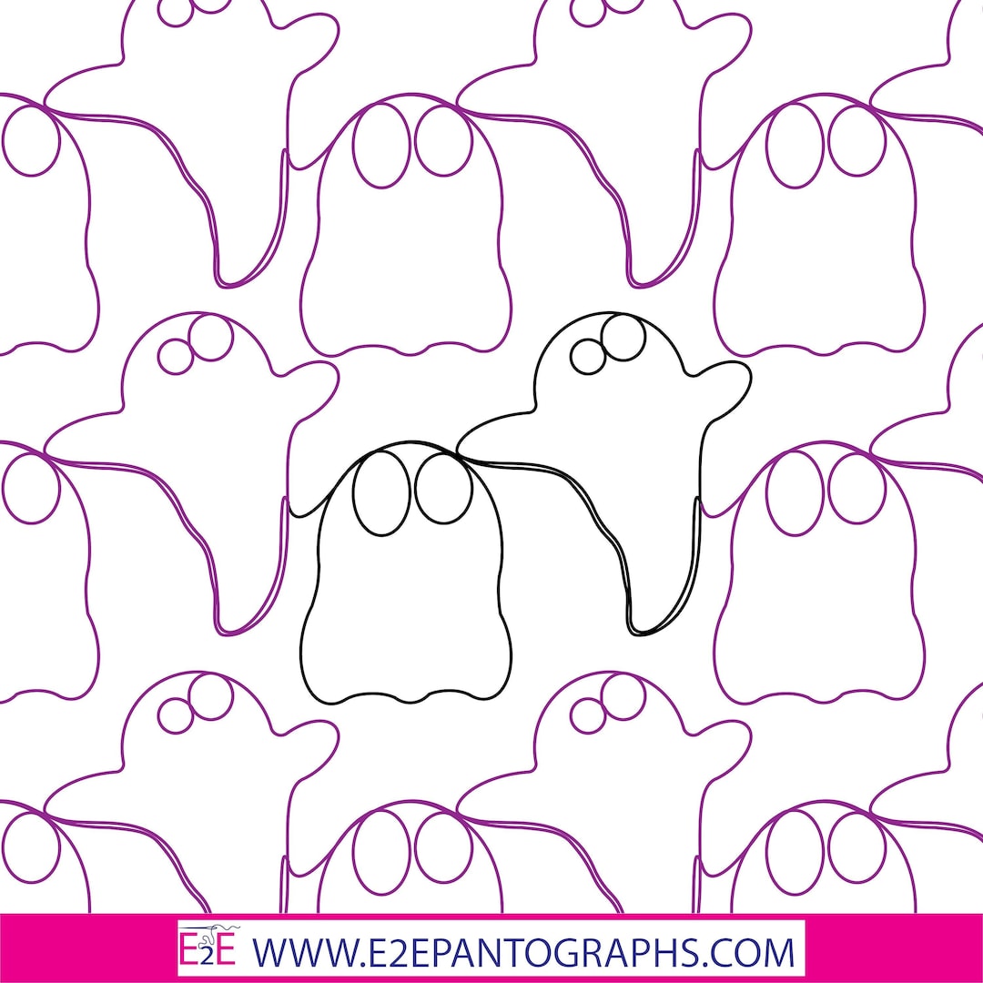 E2E Ghosts Pantograph - Etsy