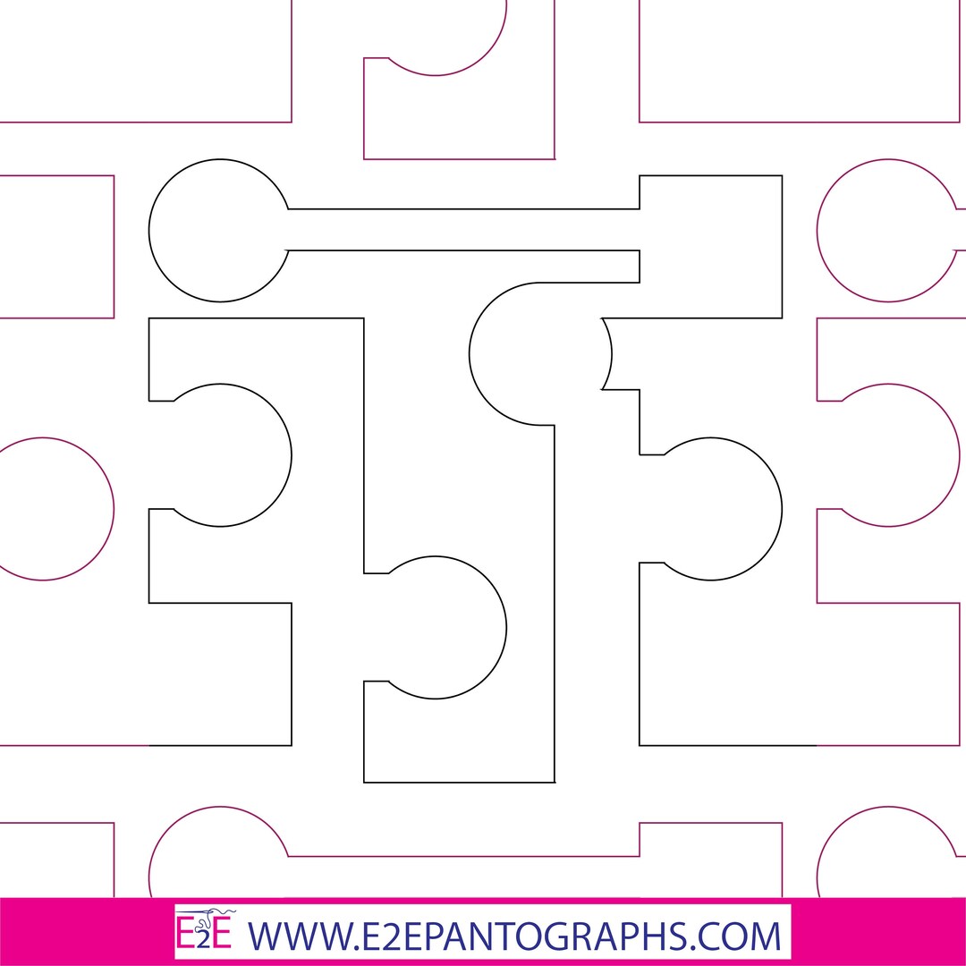 E2E Puzzle Keys Pantograph - Etsy