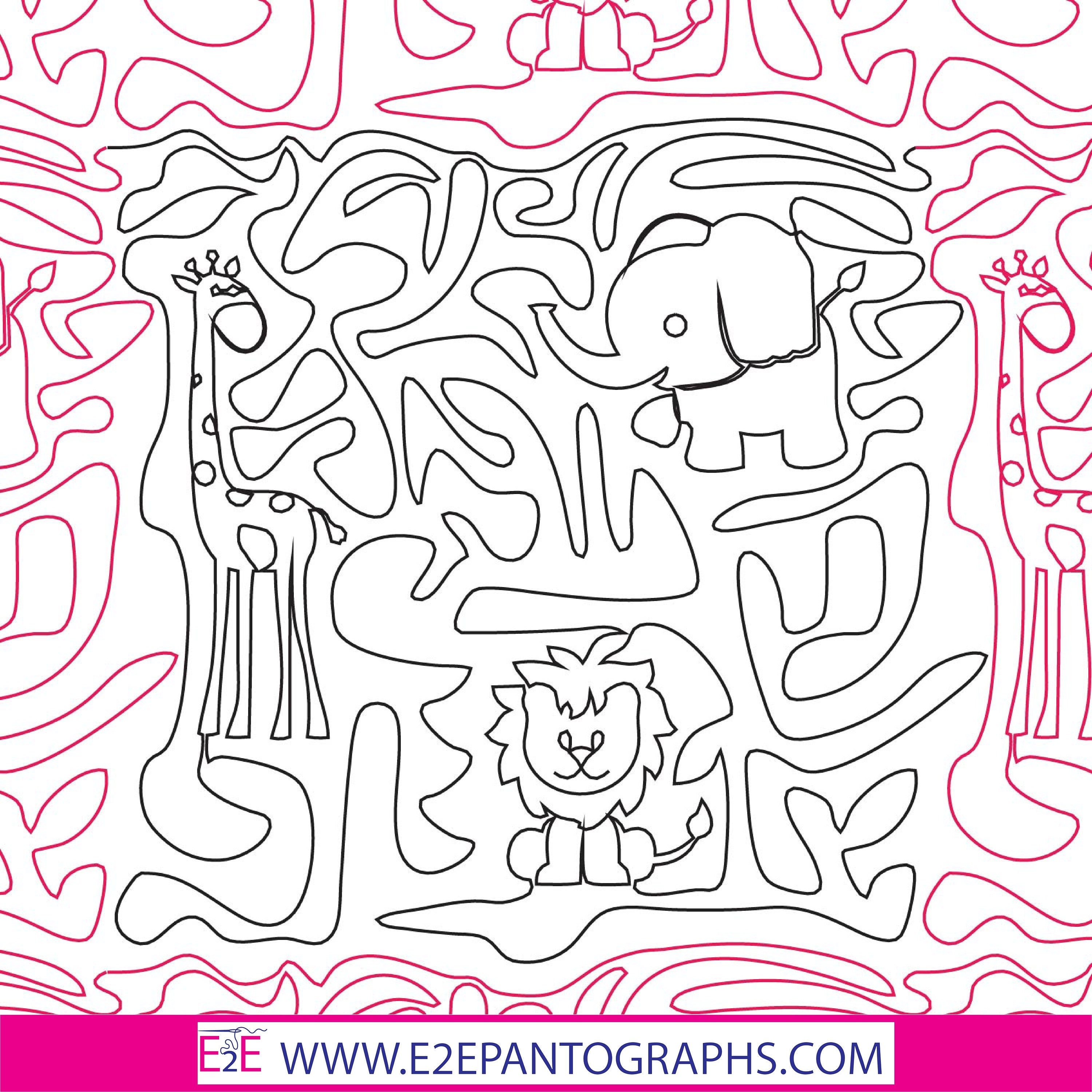 E2E Animal Pantograph - Etsy