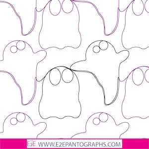 E2E Ghosts Pantograph - Etsy