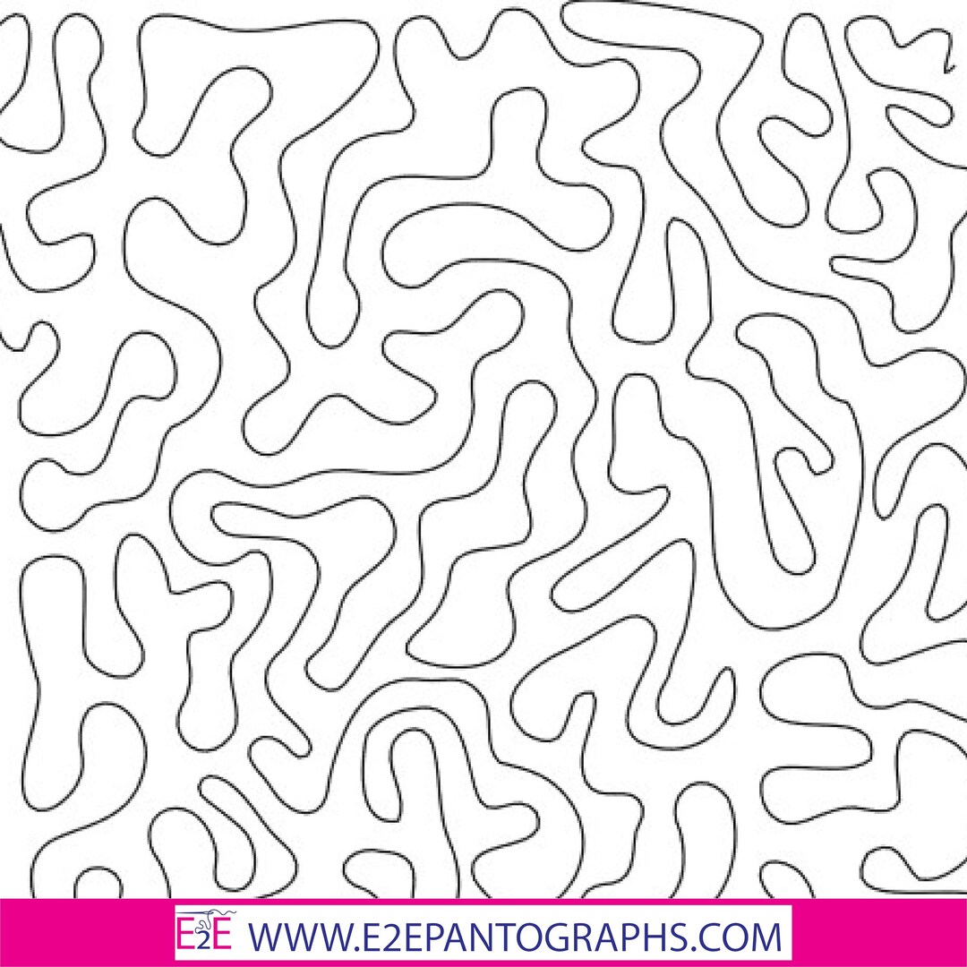 Stipple Zigs E2E Pantograph - Etsy