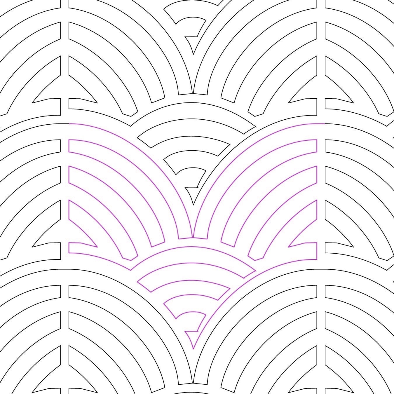 Baptist Fan E2E Pantograph - Etsy