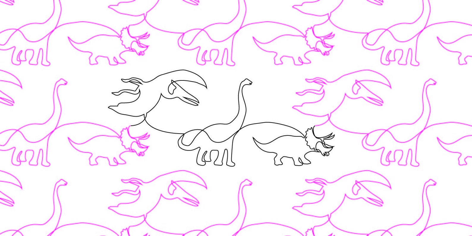 Dinosaurs E2E Pantograph - Etsy