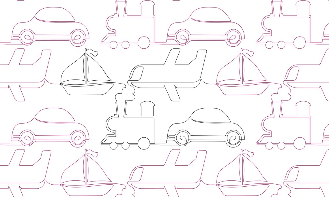 E2E Planes Trains Cars Boats Pantograph - Etsy