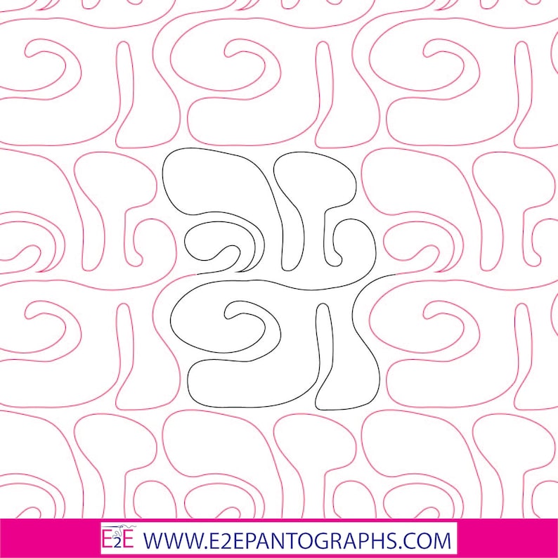 E2E Swoop Line Pantograph - Etsy